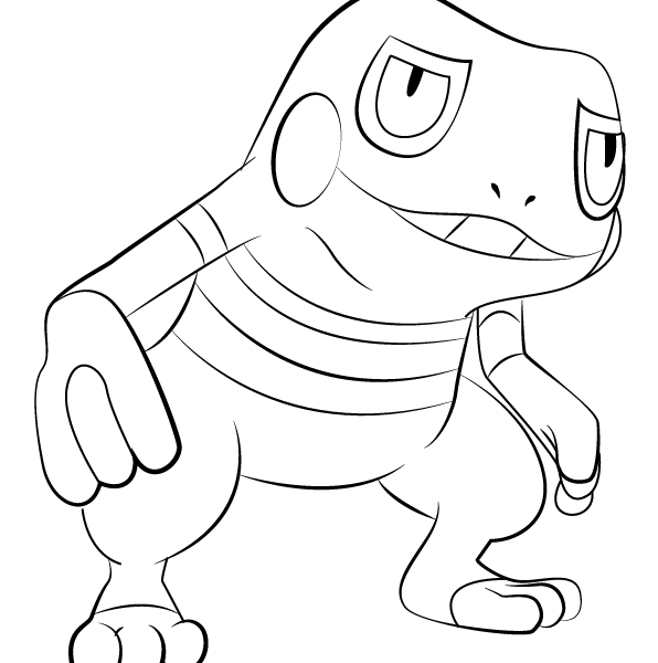 Pokemon Coloring Pages Garchomp - Free Printable Coloring Pages