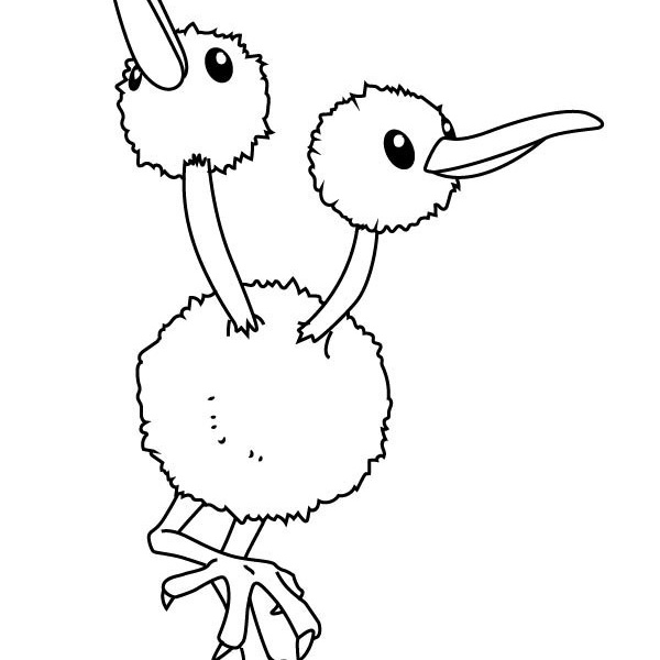 Pokemon Coloring Pages Chatot - Free Printable Coloring Pages