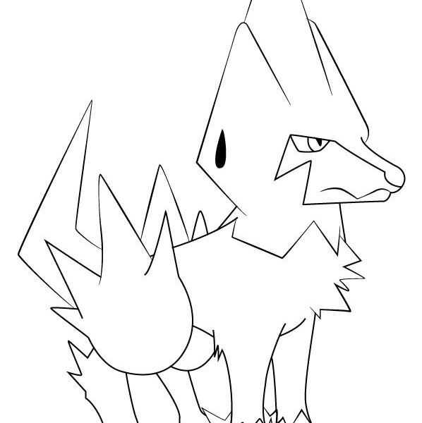 Executor Pokemon Coloring Page Sketch Coloring Page