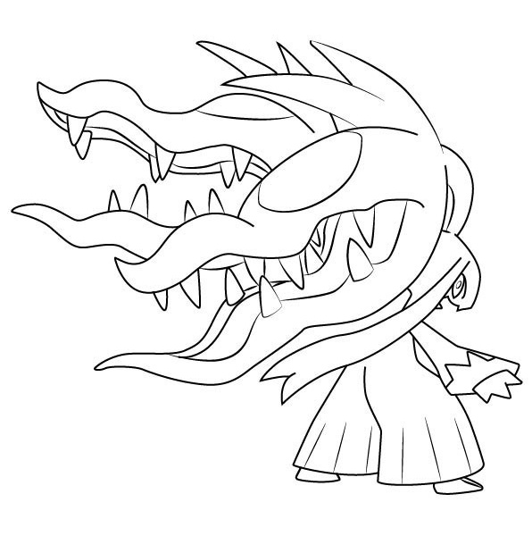 Pokemon Coloring Pages Elgyem - Free Printable Coloring Pages
