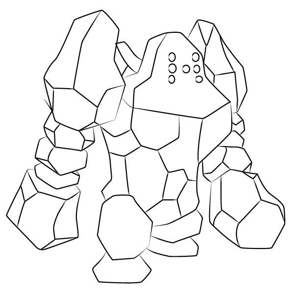 Regi Pokemon Coloring Pages Coloring Pages