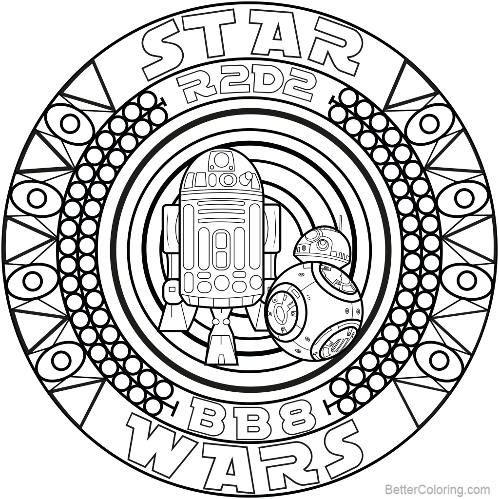 R2D2 Coloring Pages - Free Printable Coloring Pages