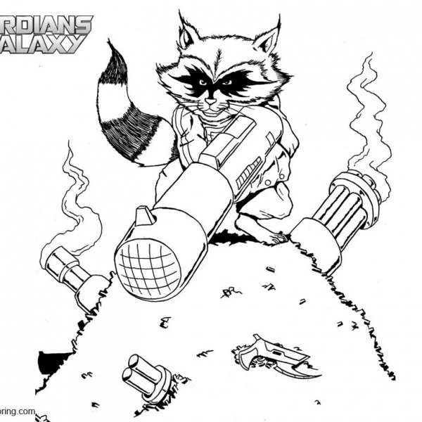 Guardians of the Galaxy Coloring Pages - Free Printable Coloring Pages