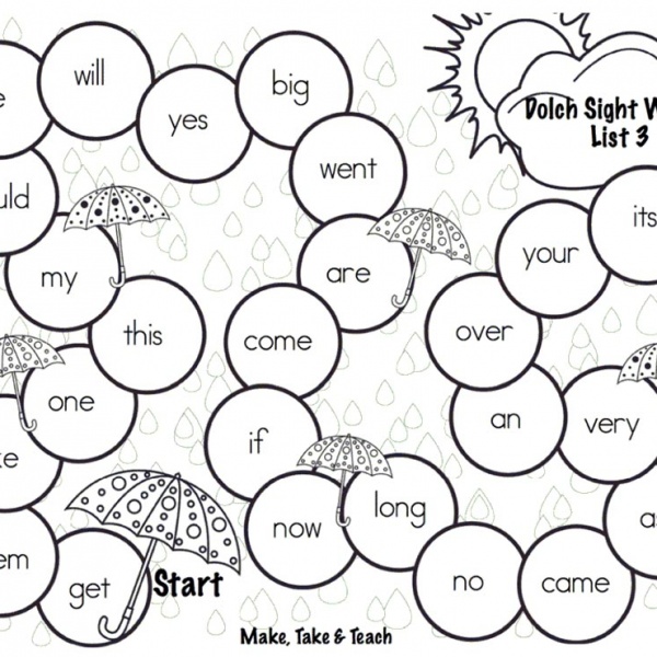 Sight Word Coloring Pages Elephant and Turtle - Free Printable Coloring ...