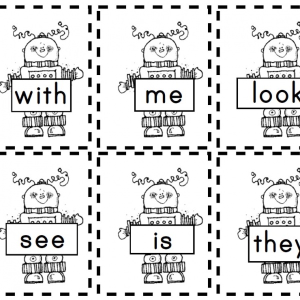 Sight Word Coloring Pages - Free Printable Coloring Pages
