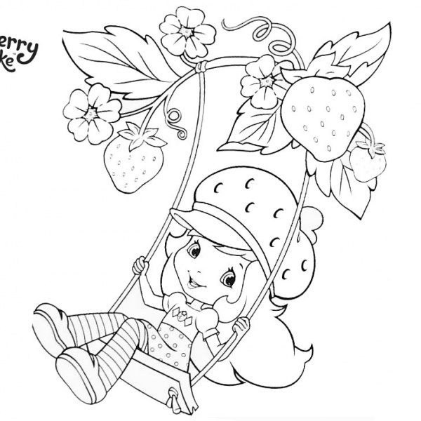 Strawberry Shortcake Coloring Pages - Free Printable Coloring Pages