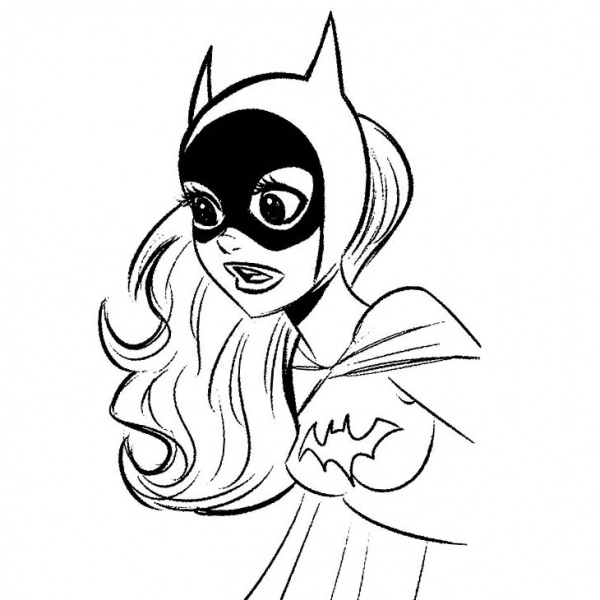 Batgirl Coloring Pages Fan Art Carlos Basabe - Free Printable Coloring ...