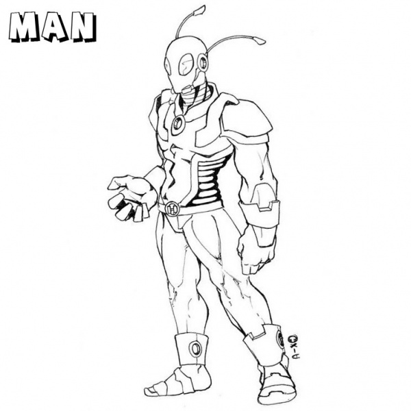 Ant Man Coloring Pages - Free Printable Coloring Pages