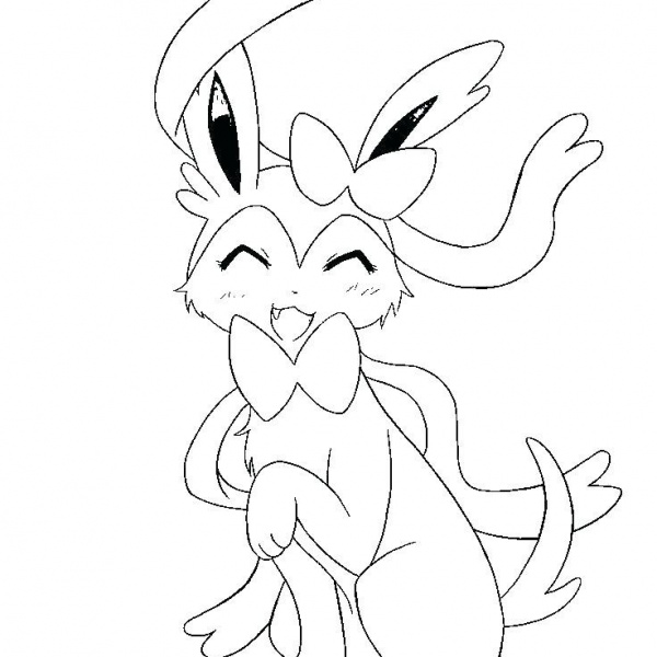 Sylveon Coloring Pages - Free Printable Coloring Pages