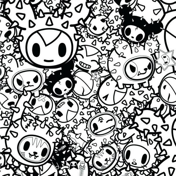 Tokidoki Moofia Coloring Pages - Free Printable Coloring Pages