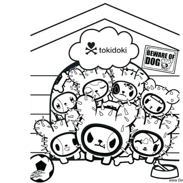 Tokidoki Moofia Coloring Pages - Free Printable Coloring Pages