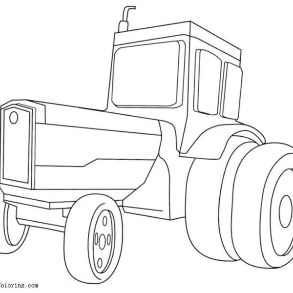 Tractor Coloring Pages Dot to Dot Activity - Free Printable Coloring Pages