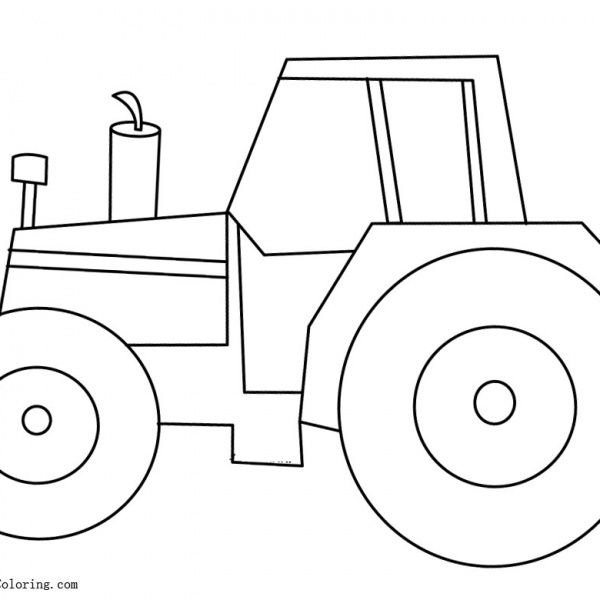 Vintage Tractor coloring pages - Free Printable Coloring Pages