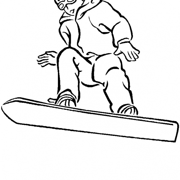 Winter Sports Coloring Pages - Free Printable Coloring Pages