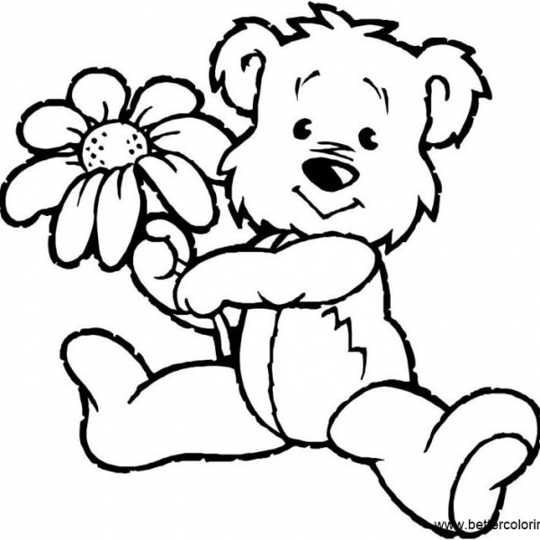 Build A Bear Coloring Pages Hello Kitty - Free Printable Coloring Pages