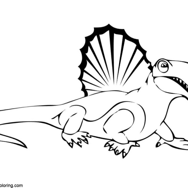 Baby Spinosaurus Coloring Coloring Pages