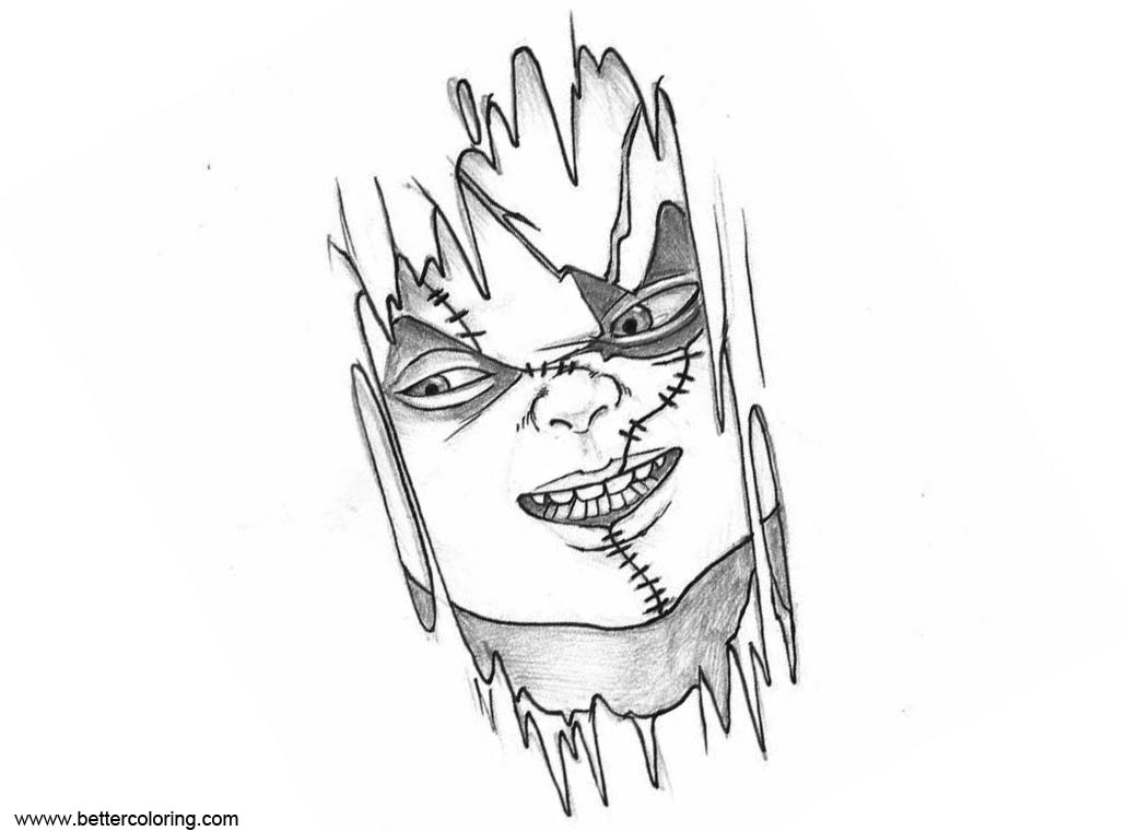 Chucky Face Coloring Pages - Free Printable Coloring Pages Chucky Face Coloring Pages - Free Printable Coloring Pages