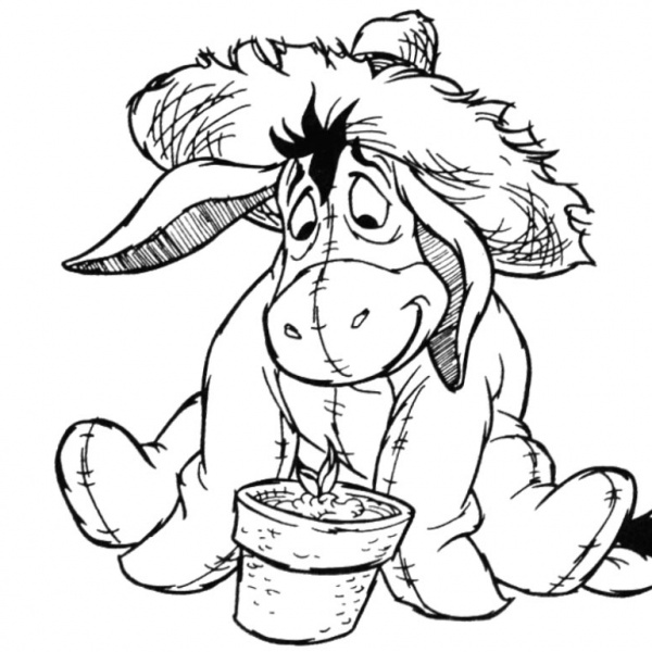 Eeyore Coloring Pages - Free Printable Coloring Pages