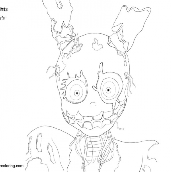 The Endos Cove“fnaf World Looks Amazing” Sketch Coloring Page