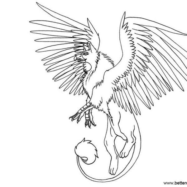 Griffin Coloring Pages - Free Printable Coloring Pages