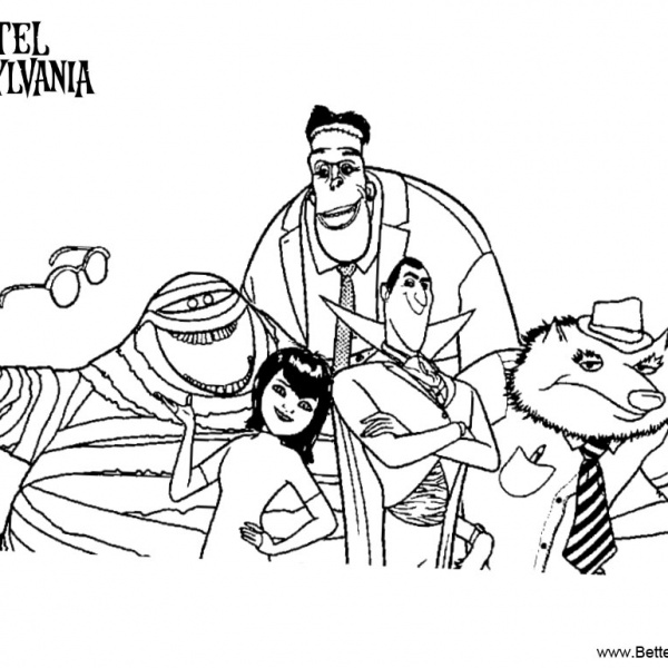 Mavis from Hotel Transylvania Coloring Pages - Free Printable Coloring ...