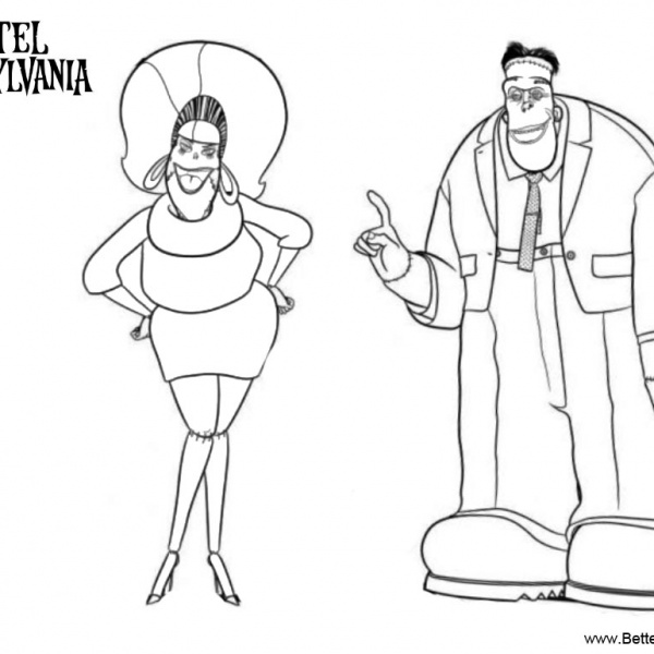 Mavis from Hotel Transylvania Coloring Pages - Free Printable Coloring ...