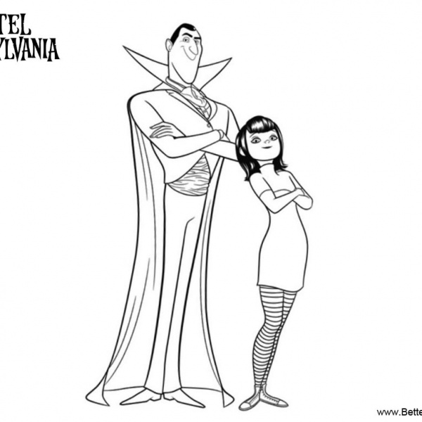 Mavis from Hotel Transylvania Coloring Pages - Free Printable Coloring ...