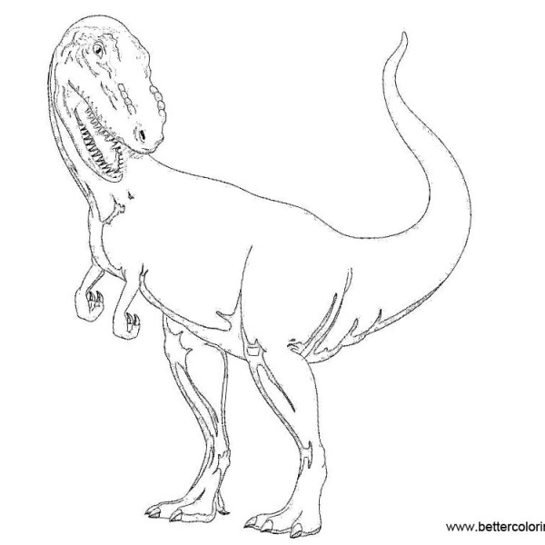 Jurassic World Coloring Pages Adominus Rex Free Printable Coloring Pages