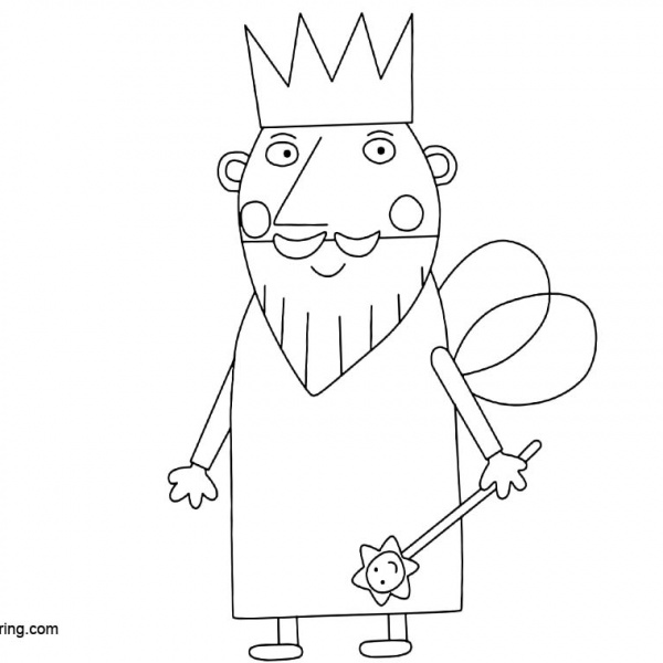 Nanny Plum Ben And Holly Coloring Pages Coloring Pages