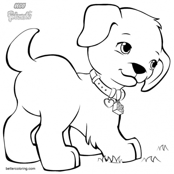 LEGO Friends Animals Coloring Pages - Free Printable Coloring Pages
