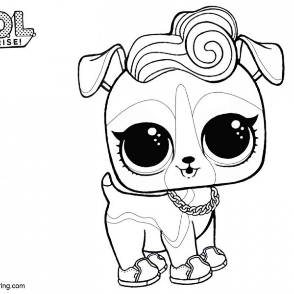 Ruff Rocker from LOL Surprise Pets Coloring Pages - Free Printable ...