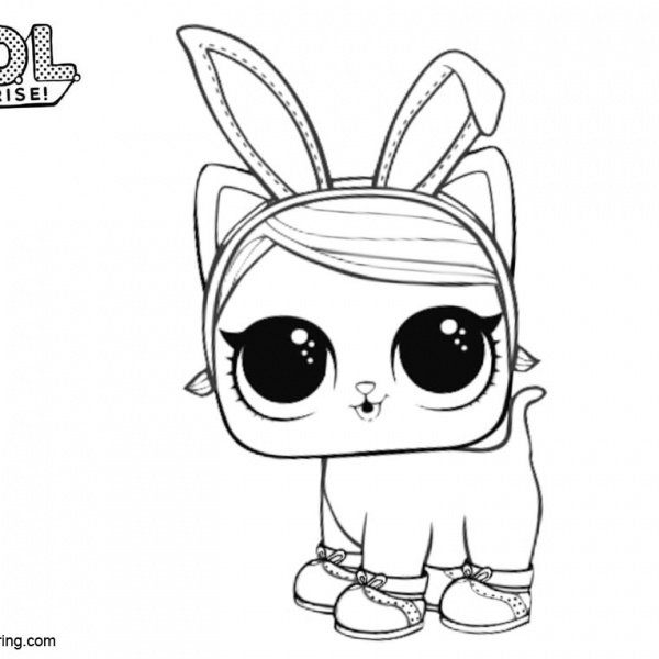 LOL Pets Coloring Pages Honey Bun - Free Printable Coloring Pages