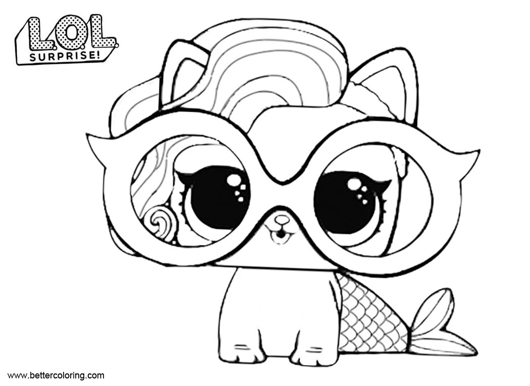LOL Surprise Pets Coloring Pages Splash Meow Maid Free Printable LOL Surprise Pets Coloring Pages Splash Meow Maid Free Printable