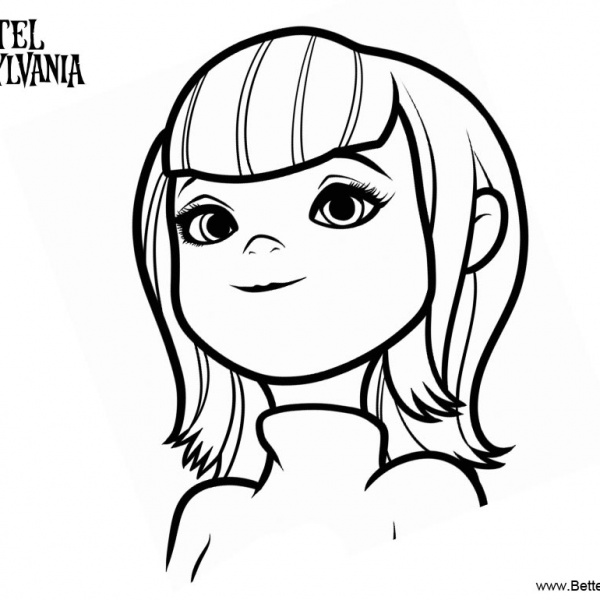 Hotel Transylvania Coloring Pages Mavis Dracula - Free Printable ...