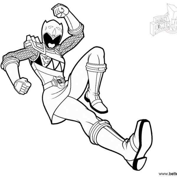 Logo of Mighty Morphin Power Rangers Coloring Pages - Free Printable ...