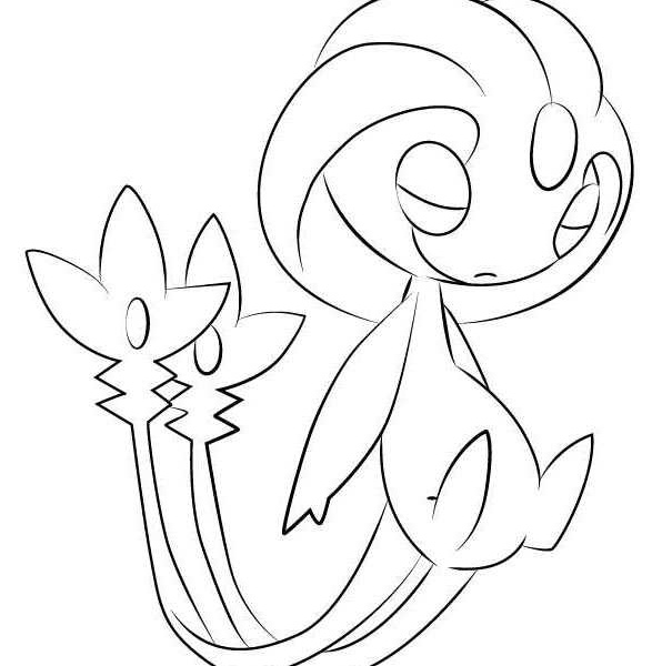 Pokemon Coloring Pages Snover - Free Printable Coloring Pages