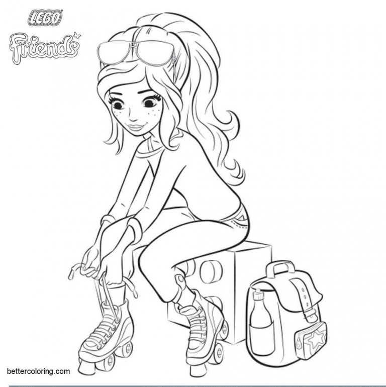 Andrea from LEGO Friends Coloring Pages - Free Printable Coloring Pages