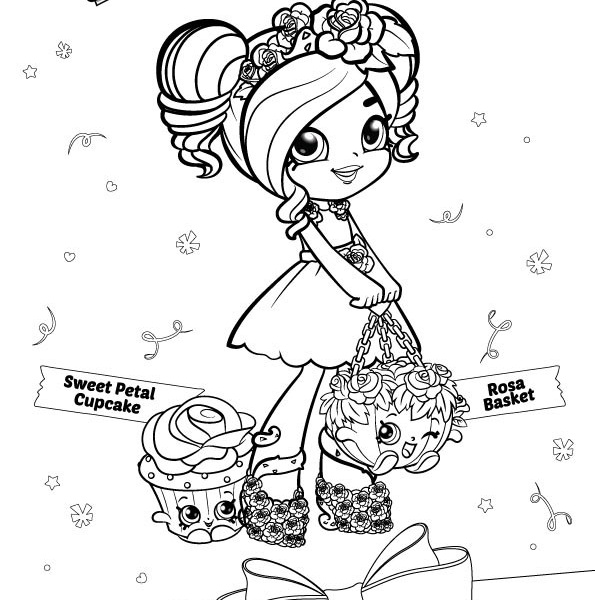 Shoppies Coloring Pages Shopkins Tiara Sparkles - Free Printable ... Shoppies Coloring Pages Shopkins Tiara Sparkles - Free Printable ...