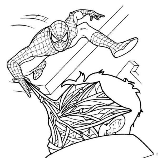 Spiderman Homecoming Coloring Pages Head Drawing - Free Printable ...