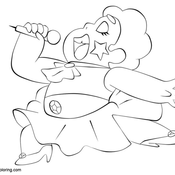 Blue Pearl Coloring Pages Steven Universe Coloring Pages