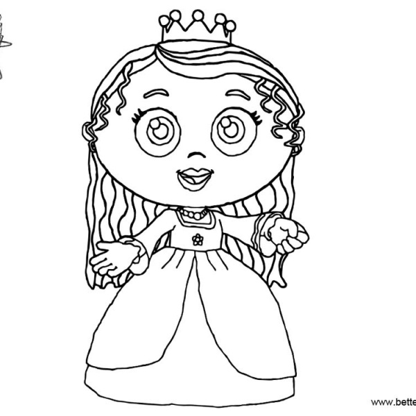 Super Why Coloring Pages Wonder Red - Free Printable Coloring Pages