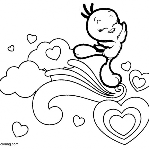 Tweety Bird Coloring Pages - Free Printable Coloring Pages