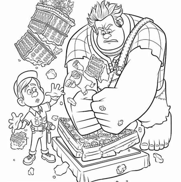 Wreck It Ralph Coloring Pages Line Art Sergeant Calhoun - Free ...
