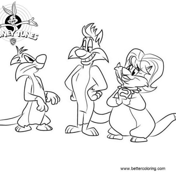 Looney Tunes Coloring Pages - Free Printable Coloring Pages