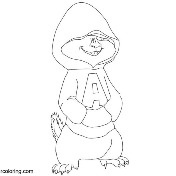 Theodore from Alvin And The Chipmunks Coloring Pages - Free Printable ...