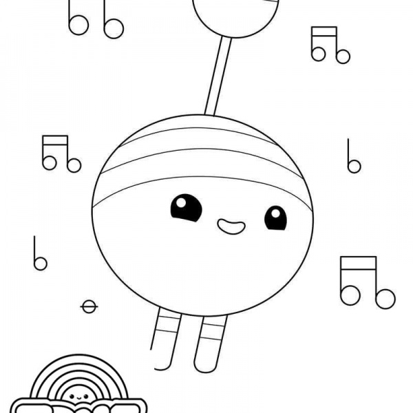 True and the Rainbow Kingdom Coloring Pages True and Bartleby Line ...