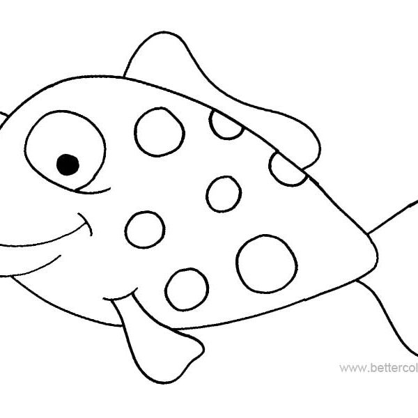 Rainbow Fish Coloring Pages - Free Printable Coloring Pages