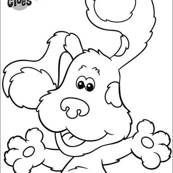 Blue's Clues Coloring Pages with Magenta - Free Printable Coloring Pages