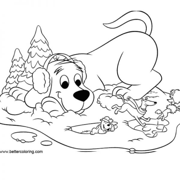 Clifford Coloring Pages - Free Printable Coloring Pages