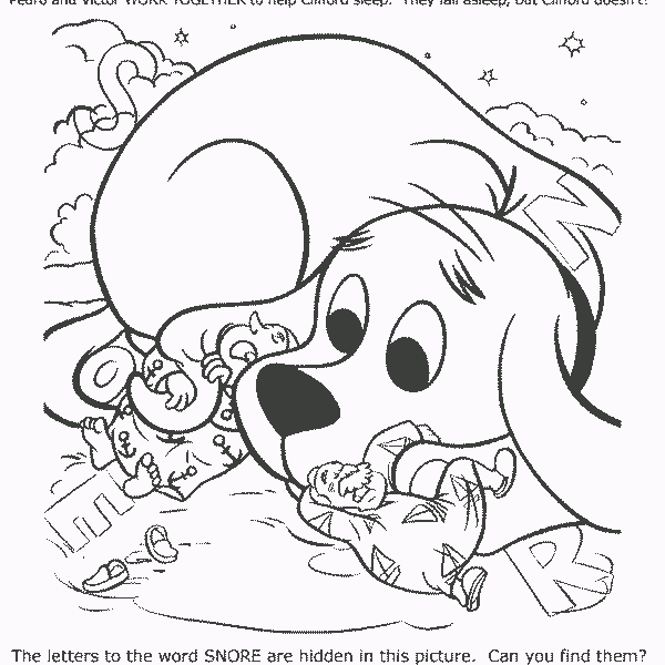 Clifford Coloring Pages - Free Printable Coloring Pages